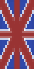 United Kingdom Flag Minecraft Banner