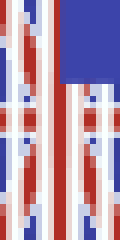 UK + USA Minecraft Banner