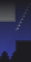 Want a Shooting star next to the moon? Here U got it Minecraft Banner