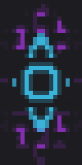 Obsidian + blue pattern Minecraft Banner