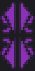 Drow symbol purple Minecraft Banner