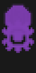 Tiny Purple Octopus Minecraft Banner