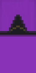 Witch Hat with Buckle Minecraft Banner