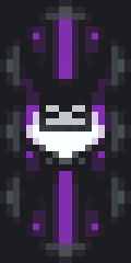 Purple Wither Skull Minecraft Banner