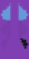 Sad purple monster Minecraft Banner
