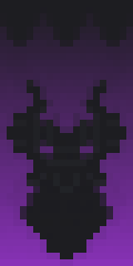 Purple Wither Skeleton Minecraft Banner