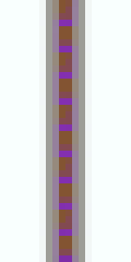purple rail line Minecraft Banner