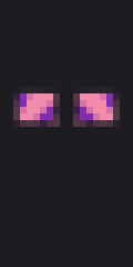Enderman eyes for shield Minecraft Banner