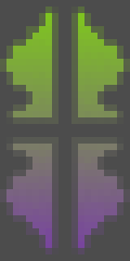 PvP (Purple VZ Lime) Minecraft Banner