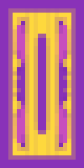 Royal magenta 'n gold banner VII :D Minecraft Banner