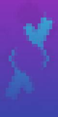 Blue Hearts Minecraft Banner