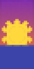 Sunset Banner Minecraft Banner