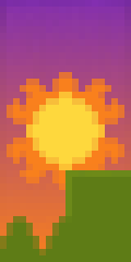 Sunrise Minecraft Banner