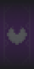 Dark purple heart Minecraft Banner