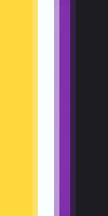 Non-Binary Flag Minecraft Banner
