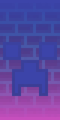 Brick Blue Creeper Gradients Minecraft Banner