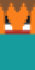 Grumpy steve Minecraft Banner