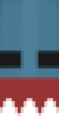 Blue Chompy Minecraft Banner