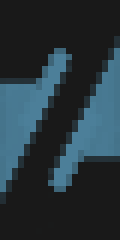 Cyan Banner - number two Minecraft Banner