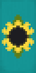 Sunflower Minecraft Banner