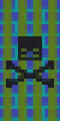 Pirate skull banner Minecraft Banner