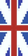 Flag of United Kingdom of Great Britain Minecraft Banner
