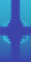 Crossed Gradient Minecraft Banner
