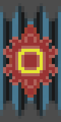 Weird Red Sun Minecraft Banner