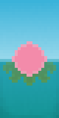 lily pad blooming Minecraft Banner