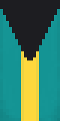 The Bahamas flag Minecraft Banner