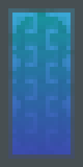 Blue Nether portal Minecraft Banner
