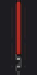 Red lightsaber Minecraft Banner