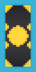Netherite Diamond and Gilded Shield Banner Minecraft Banner