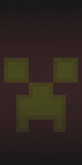 golden creeper banner Minecraft Banner
