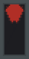 Red Traffic Light with Gray Border Minecraft Banner