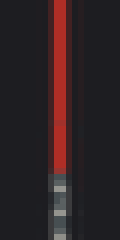 red lightsaber Minecraft Banner