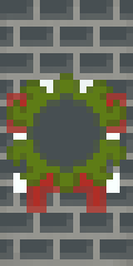 Wreath On Stone Banner Minecraft Banner