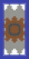 Cog in the Snow (Shield) Minecraft Banner