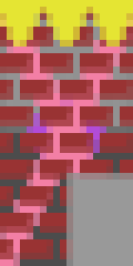 Cool Pink Brick Pattern Minecraft Banner