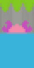 Axolotl Lush Caves Minecraft Banner