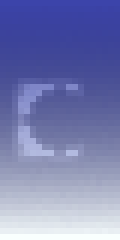 blue crescent moon Minecraft Banner