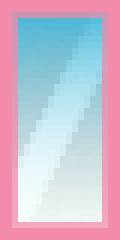 Pink Mirror Banner Minecraft Banner