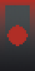 Dark red moon Minecraft Banner
