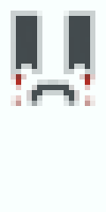 Blood-Crying Ghost Minecraft Banner