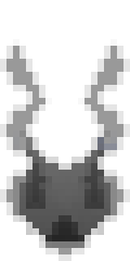 Silver Stag Minecraft Banner