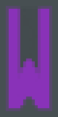 Purple W Banner Minecraft Banner