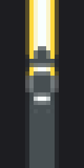 Yellow Lightsaber Minecraft Banner