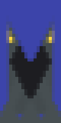 mean blue bird Minecraft Banner