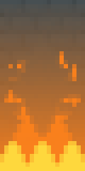 Fire Minecraft Banner