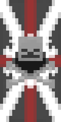 Skull banner. made this because of reasons. Minecraft Banner
